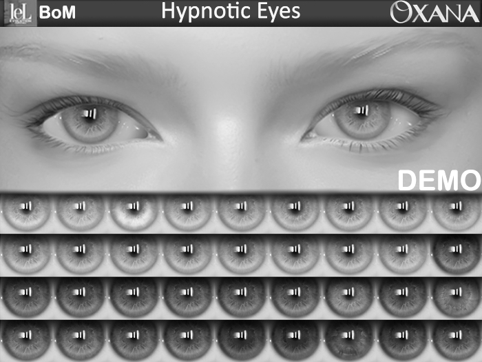 Second Life Marketplace Oxana Demo Hypnotic Eyes Evox